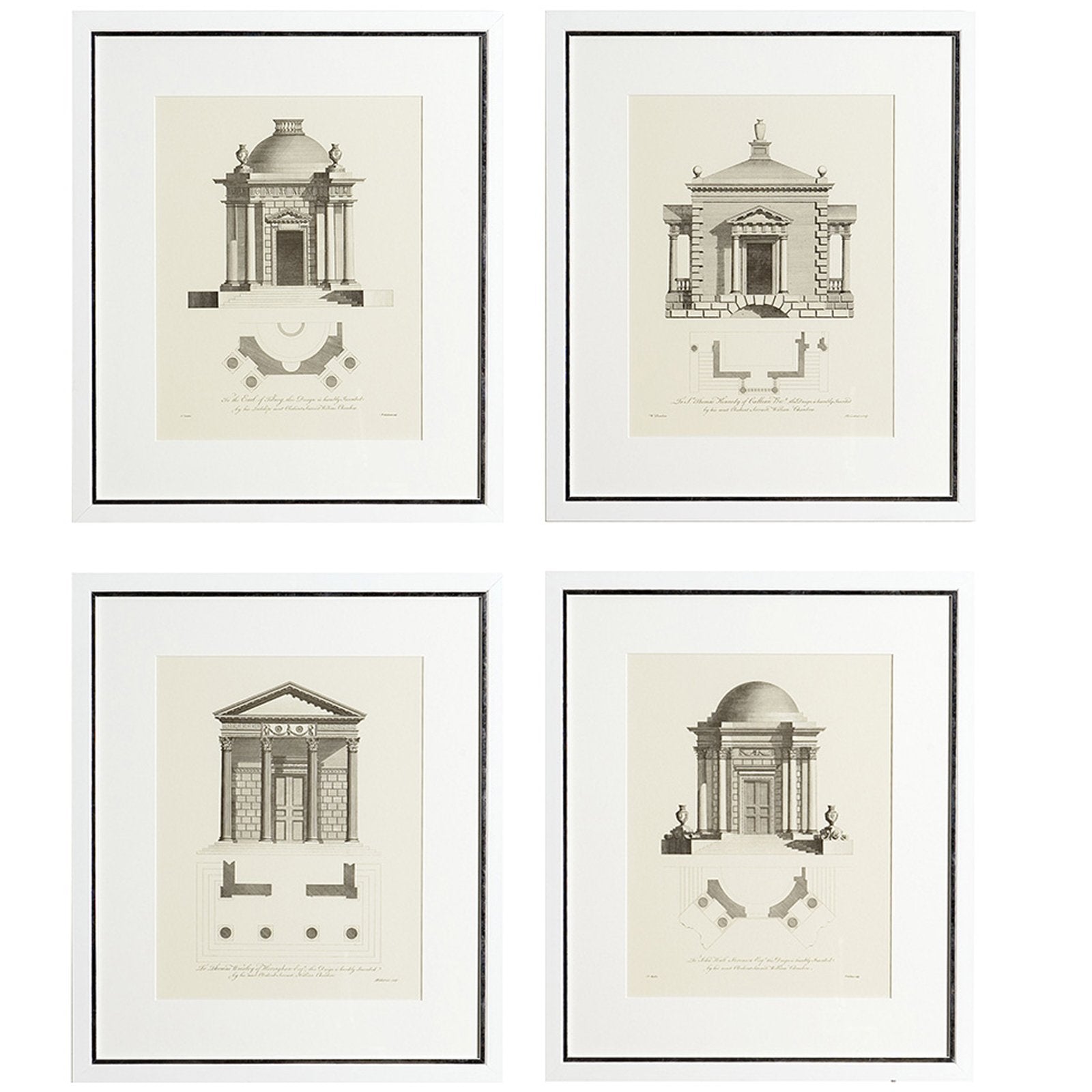 Set of 4 Architecture Prints – daylight